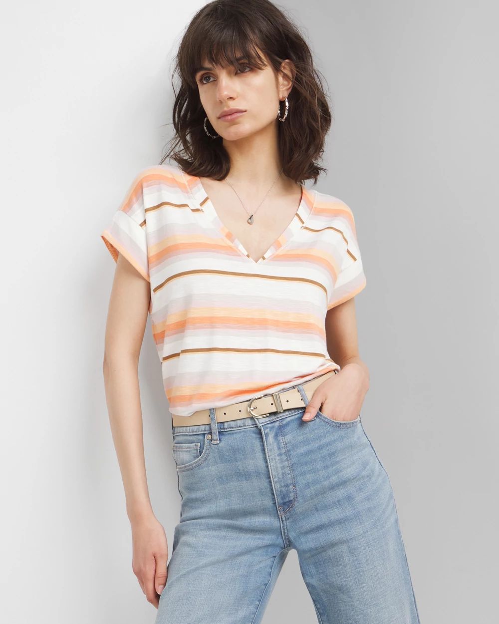 Short Sleeve Power Tee | White House Black Market